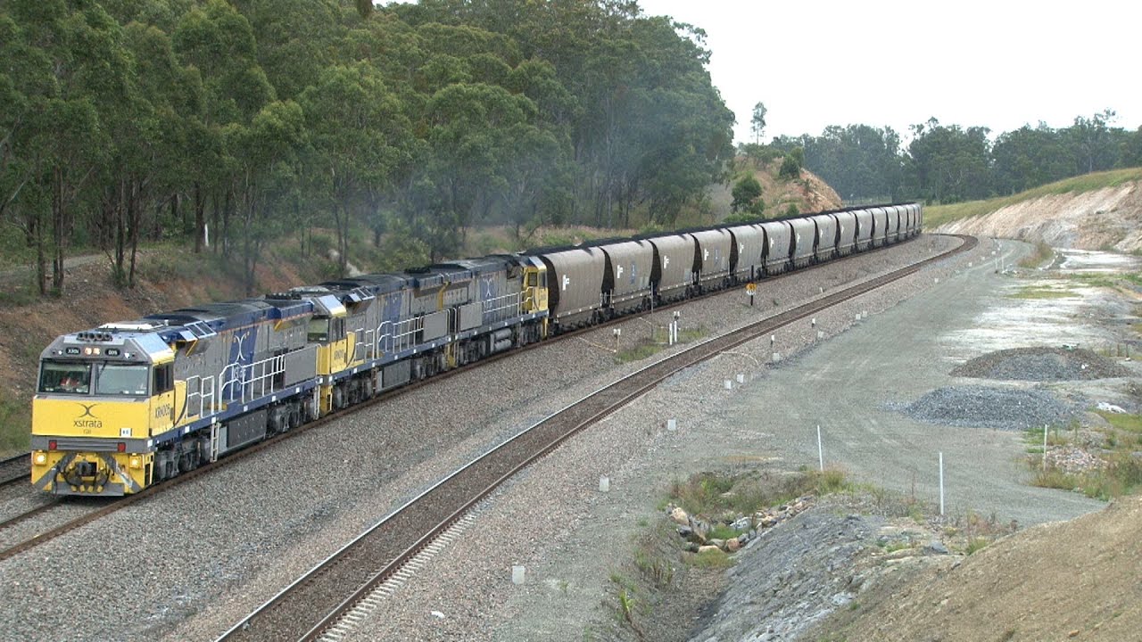 Xstrata coal drag : Australian Railways - YouTube