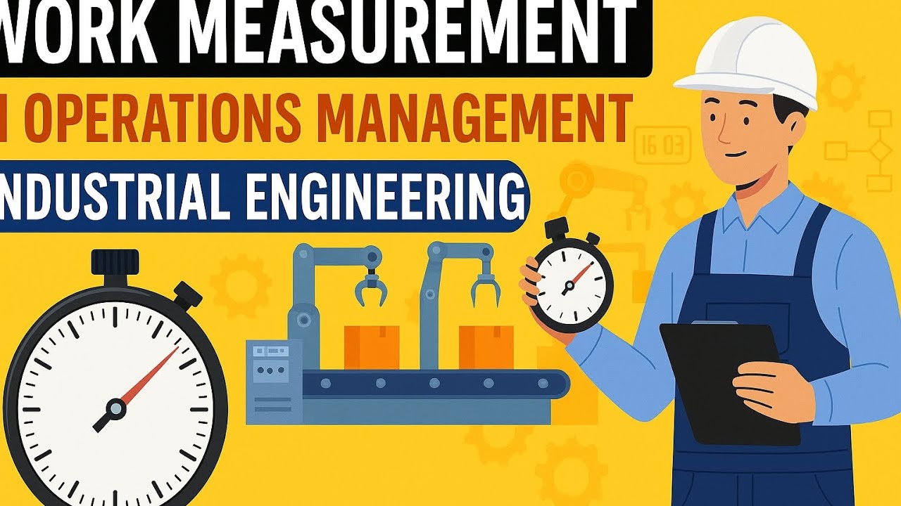 Work measurement in operation management , industrial engineering - YouTube