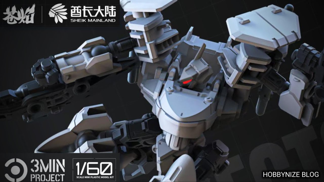 3 min project MUGE-R2 Ventus Vector (1/60 Scale Plastic Model Kit) by ...