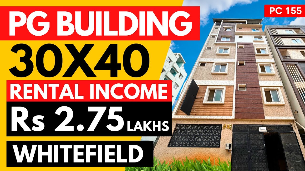 🔥PG Building for sale in Bangalore 📍 Whitefield Kundalahalli | 30x40 PG Property Bangalore 💥Sale ...