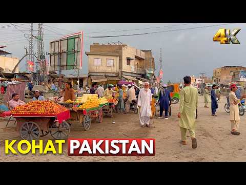 🇵🇰 Pakistan Raw Walk: Exploring the Unseen Lanes of Kohat City | 4k Walk