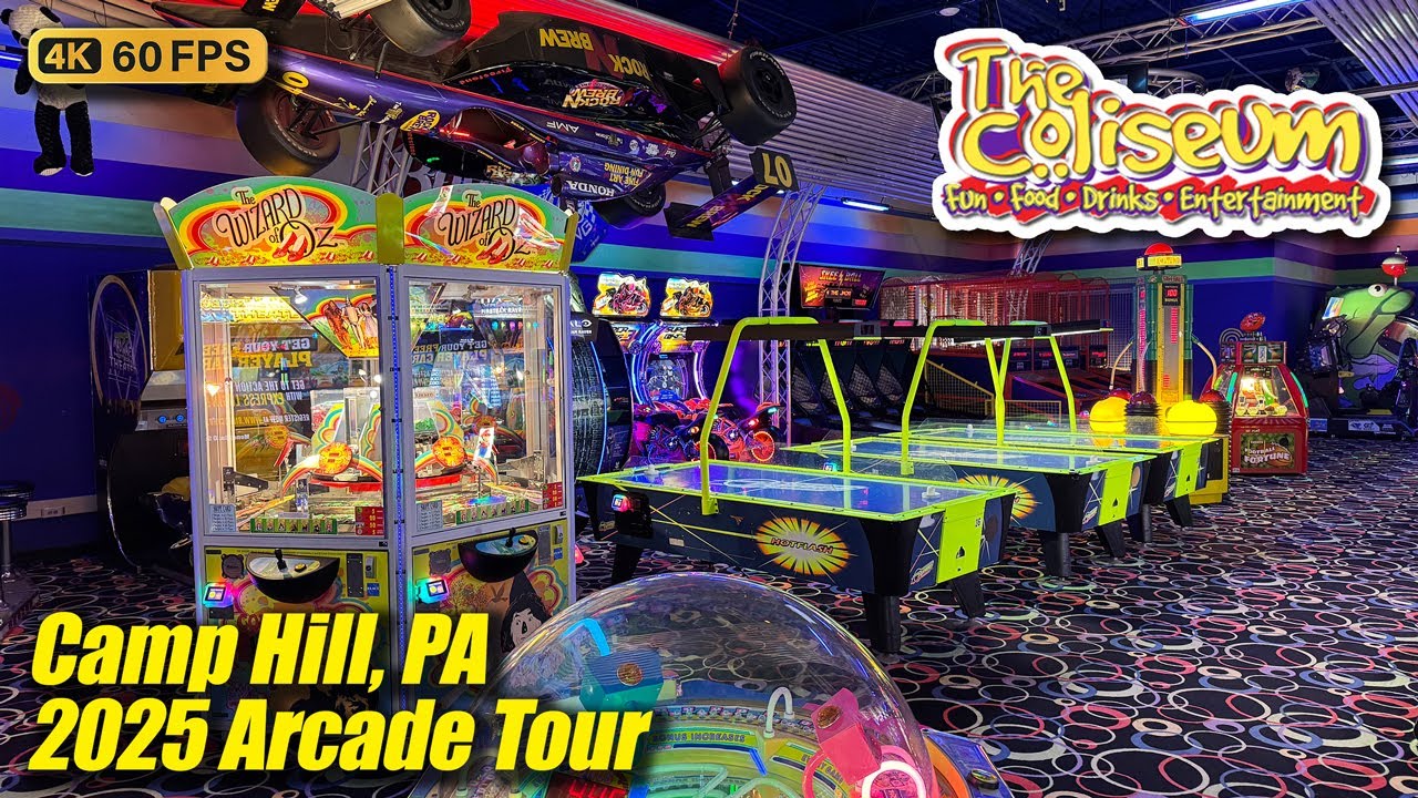 The Coliseum arcade tour (Camp Hill PA), new January 2025 full 4K ...