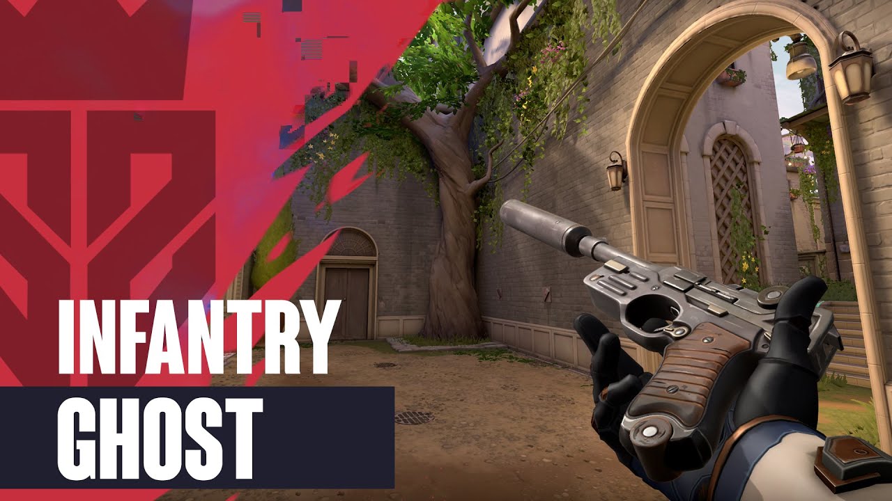 Infantry Ghost Skin Showcase - Valorant Infantry Skins - YouTube