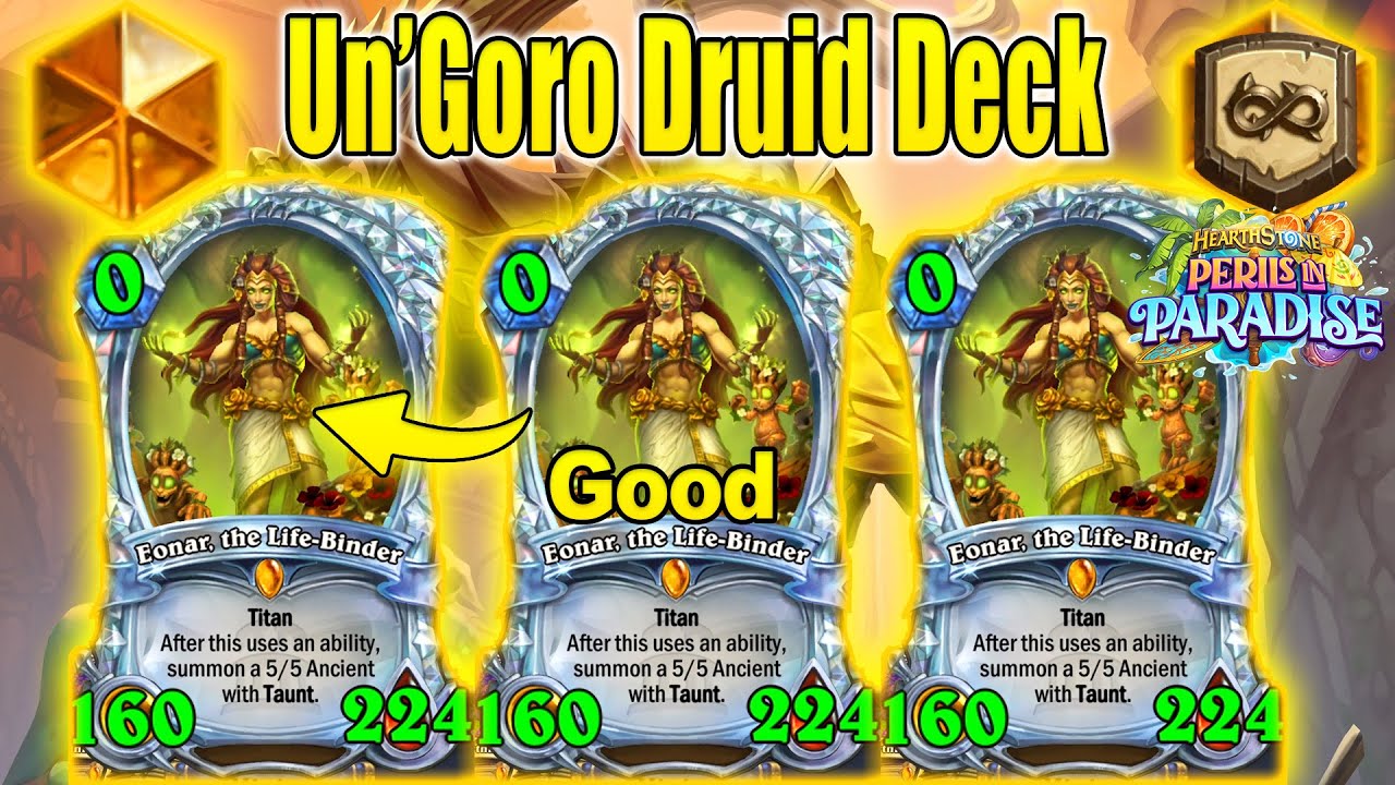 Best Quest Druid Deck To Play Every Day For Fun At Perils in Paradise Mini-Set | Hearthstone ...