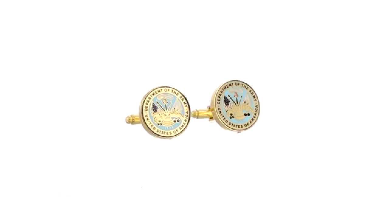 Cufflinks Inc. US Army Cufflinks SKU:8468763 - YouTube