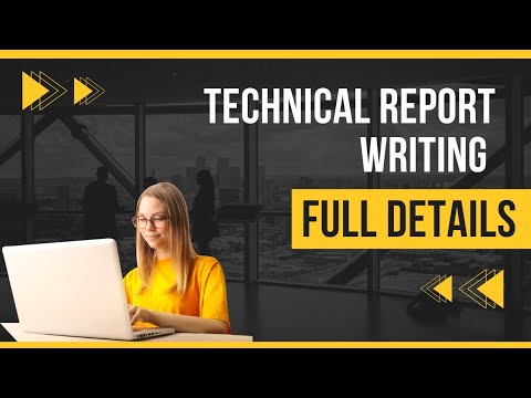 Technical Report Writing | How to write ? | Complete details #btech ...