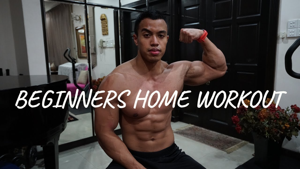 BEGINNER HOME BODYWEIGHT WORKOUT - YouTube