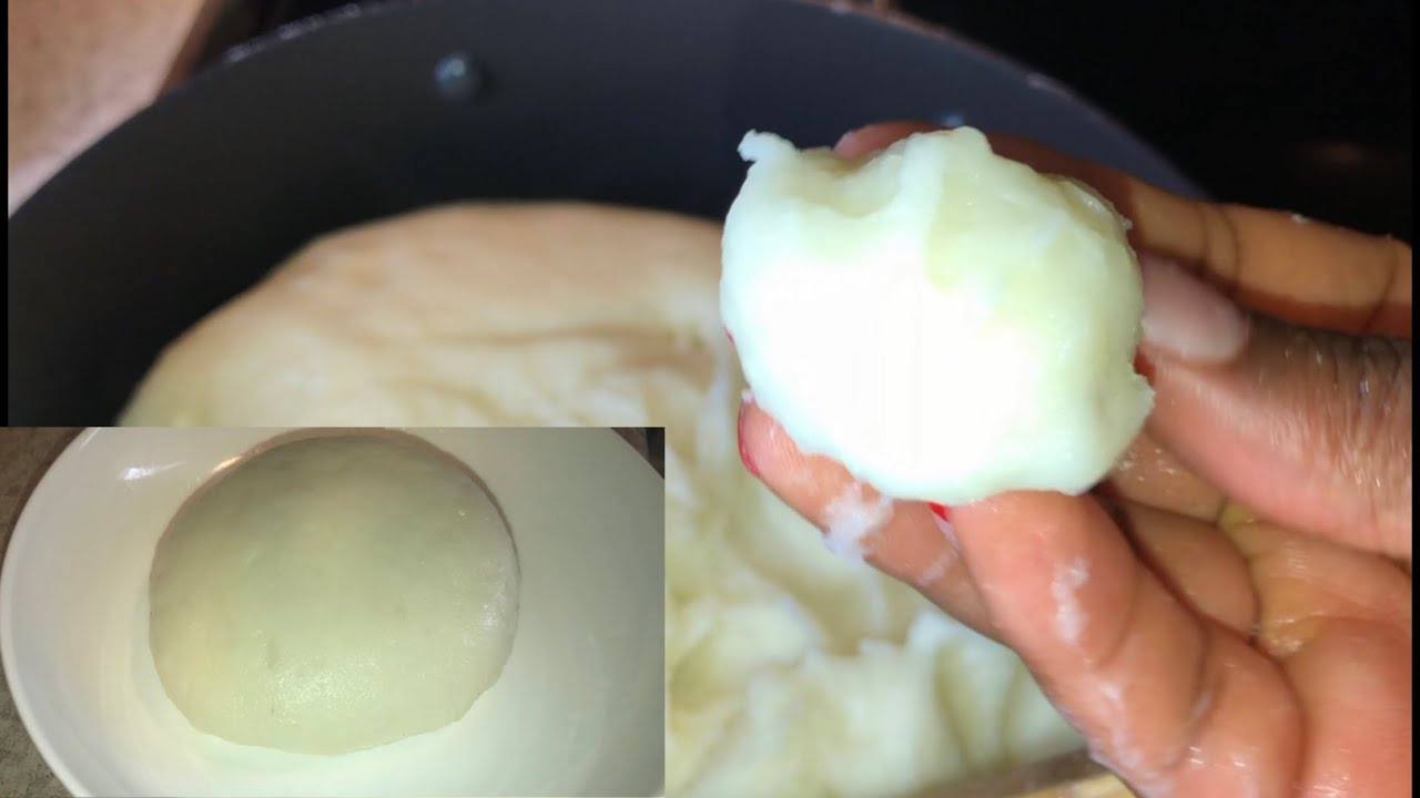 Potato and pounded yam fufu | three simple recipe - YouTube