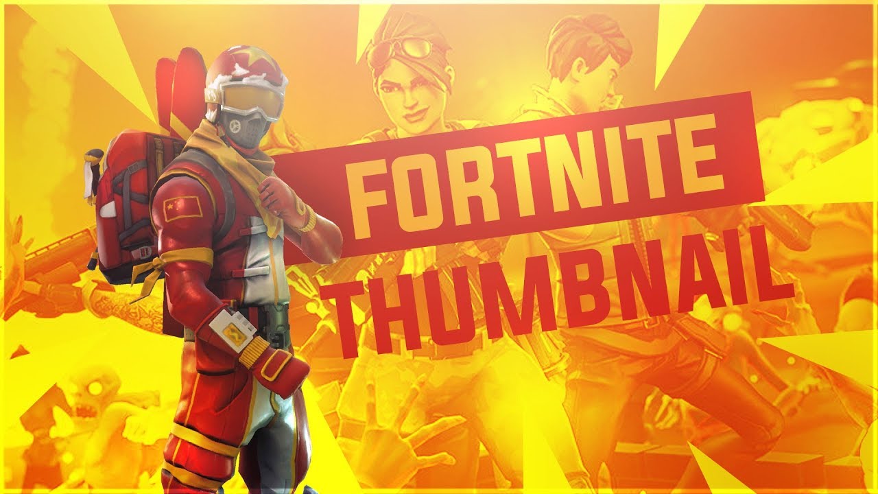 Fortnite Thumbnail Template - YouTube