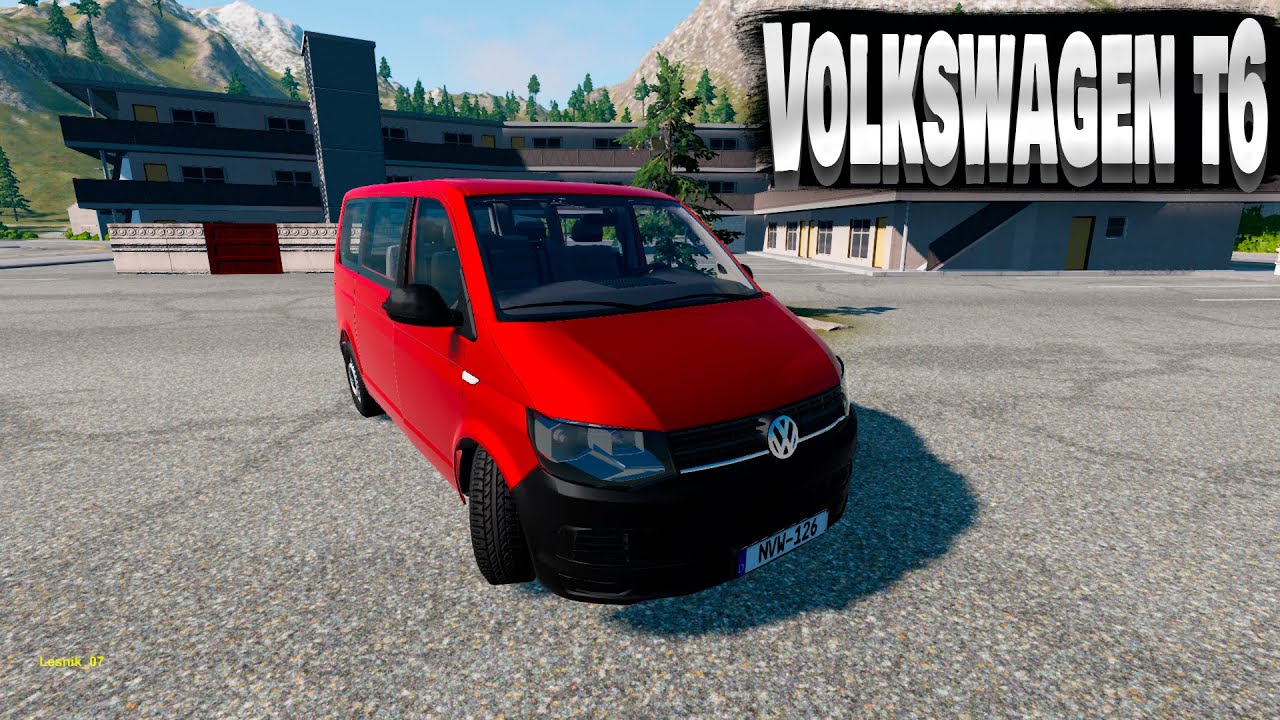 Volkswagen Transporter T6 - BeamNG.drive - YouTube