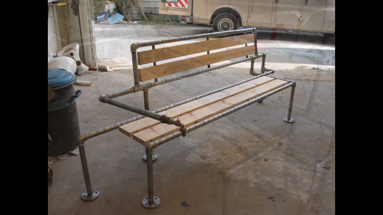 Pipe bench - stop motion clip - YouTube