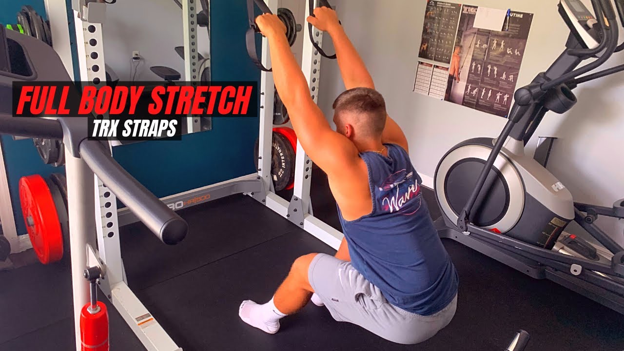 BEST FULL BODY STRETCHES *TRX STRAPS* - YouTube