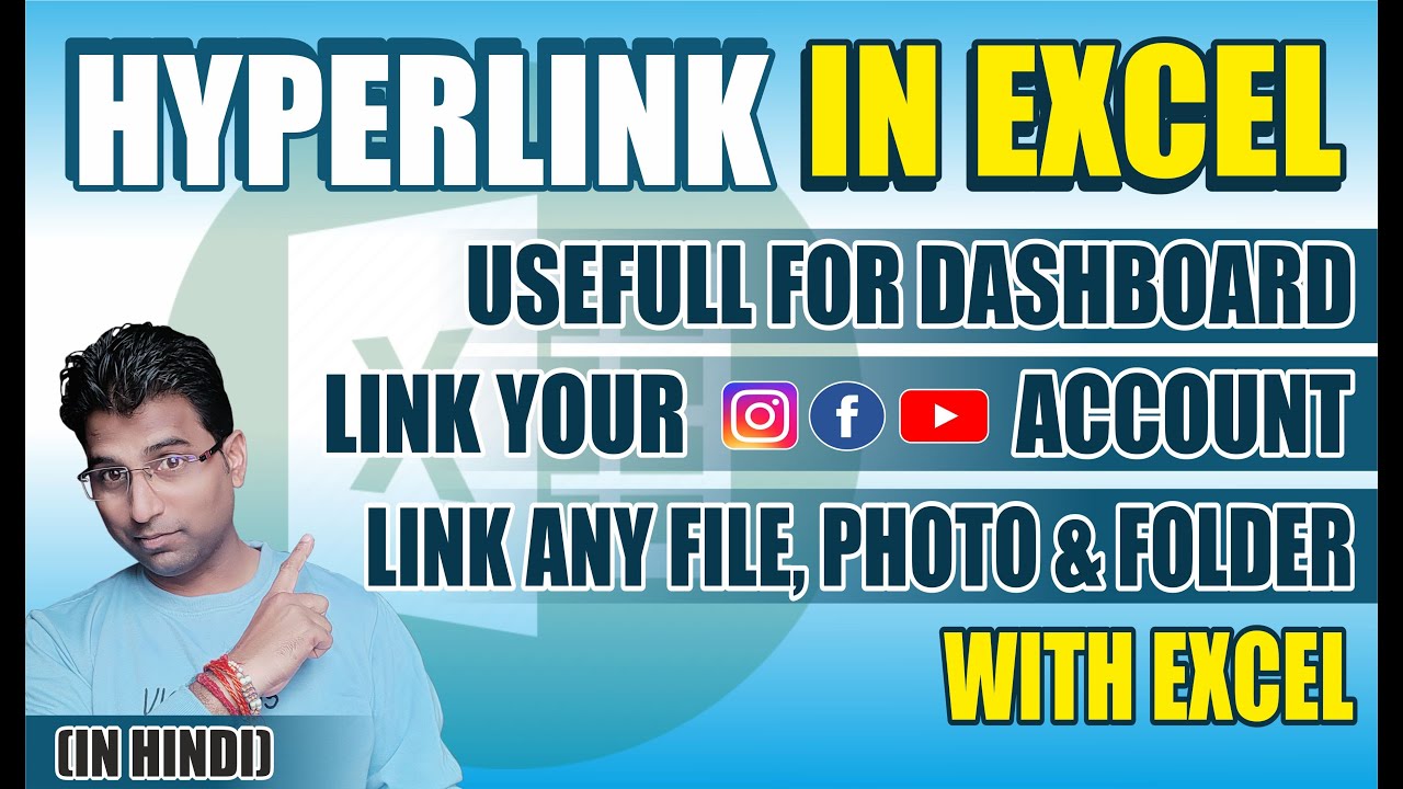 How to apply Hyperlink in Excel - YouTube