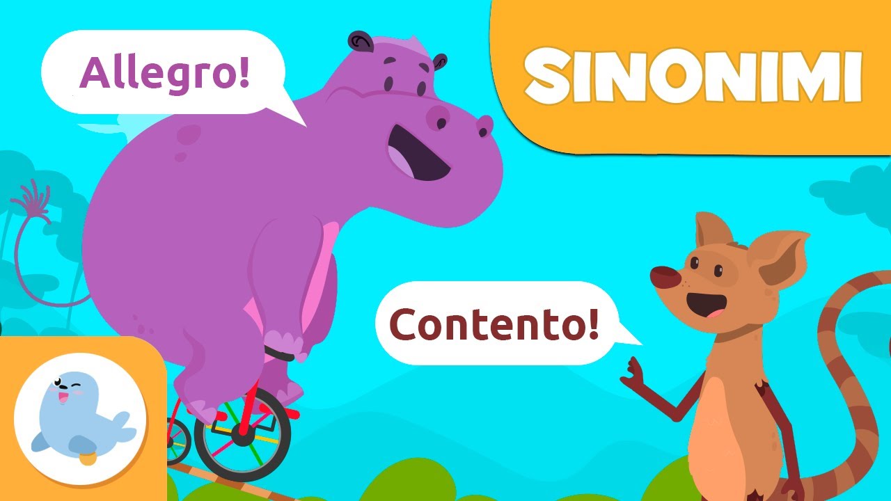 I SINONIMI per bambini - Cosa sono i sinonimi? - Parole con lo stesso ...