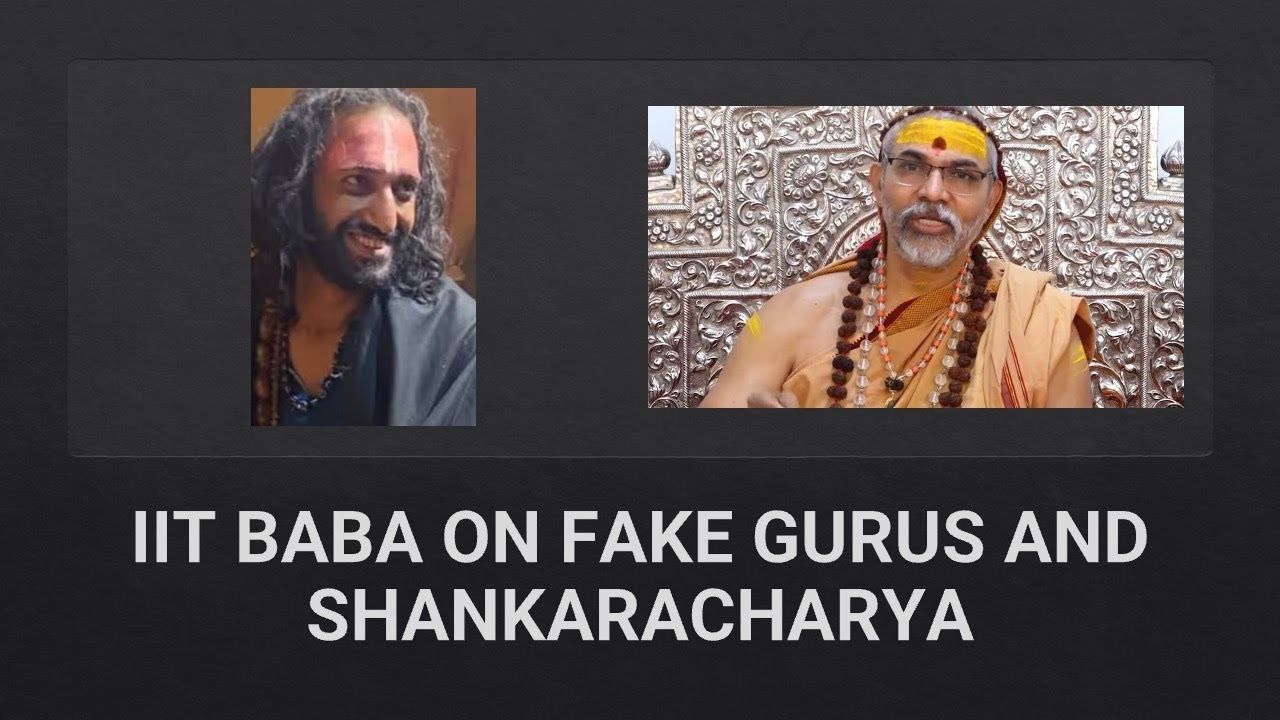 IIT BABA ON FAKE ASHRAM AND FAKE GURUS AND SHANKARACHARYA - YouTube