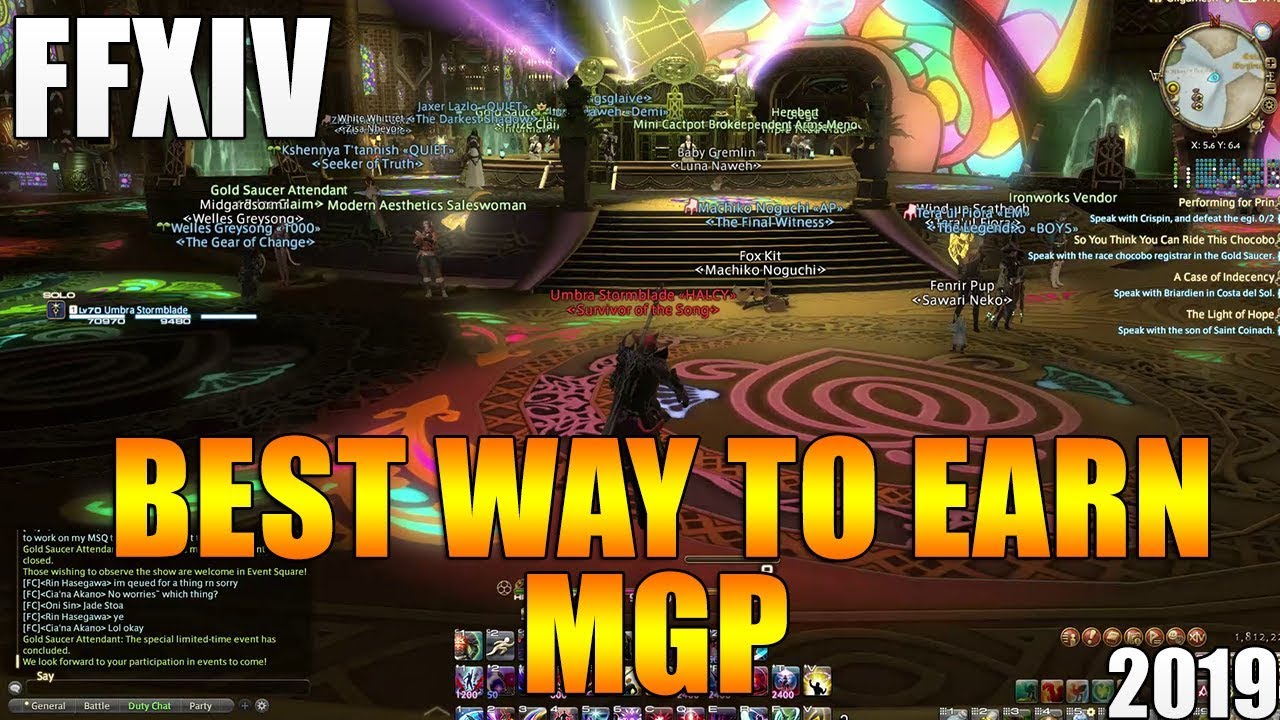 The Best Way To Make MGP in FFXIV 2019! (FFXIV Guide) - YouTube