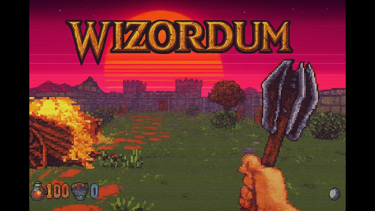 THIS 8-BIT FIRST PERSON GAME IS FIRE! / WIZORDUM - YouTube