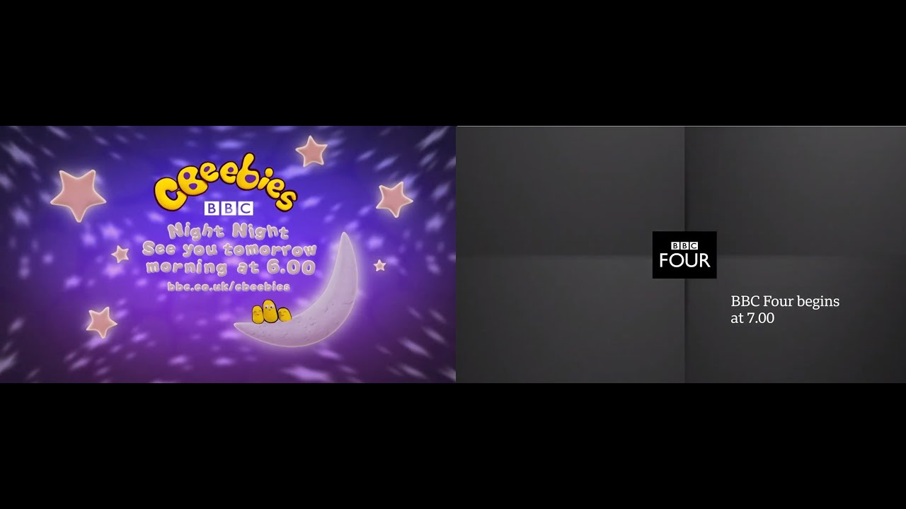 Cbeebies signs off/BBC Four starts up, 06.07.2019 - YouTube