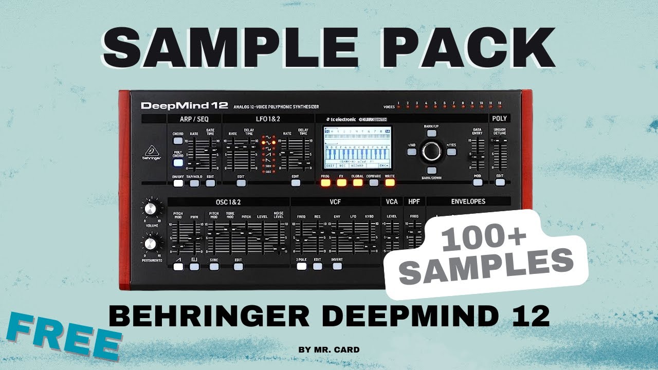 Behringer DeepMind 12 [Sample Pack] (FREE) - YouTube