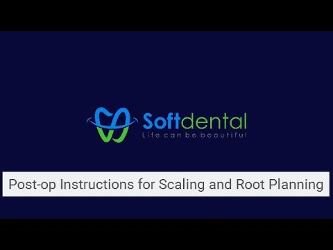Post-op Instruction for Scaling and Root Planing - YouTube