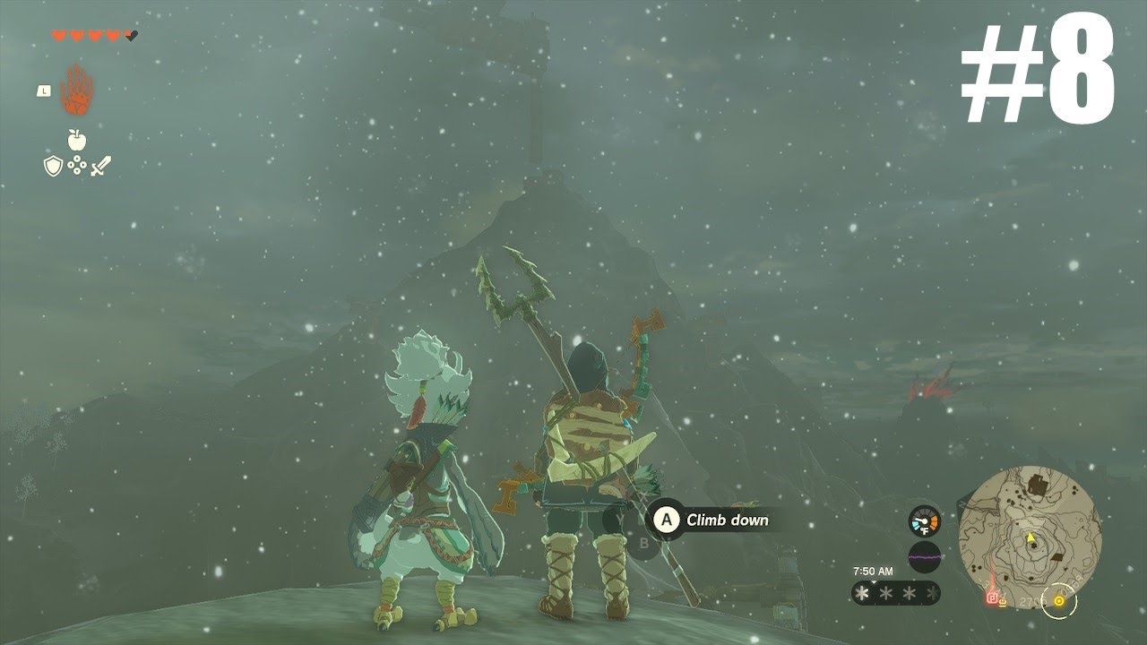 The Legend of Zelda | Tears of the Kingdom | Climbing the Hebra ...