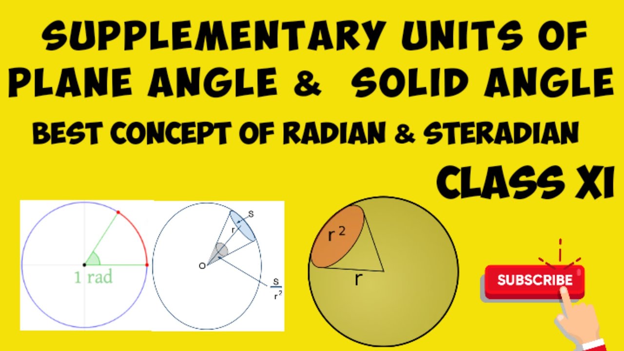 Supplementary Units Class XI | Lecture 02 | - YouTube