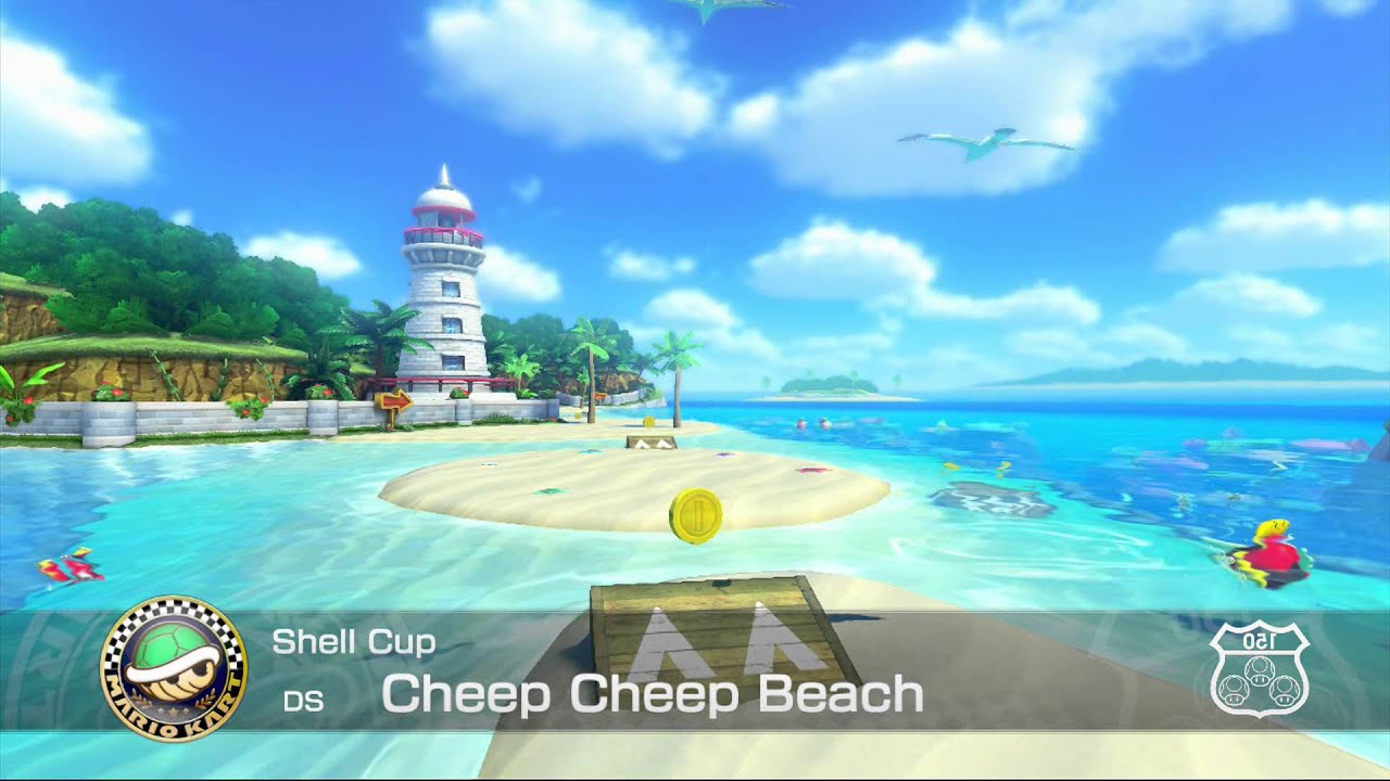 Mario Kart 8: Mirror Shell Cup w/ Blue Yoshi [1080 HD] - YouTube