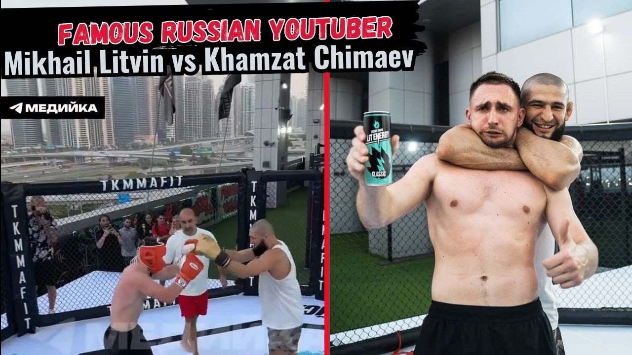 Khamzat Chimaev Destroys Famous Russian Youtuber Mikhail Litvin - YouTube