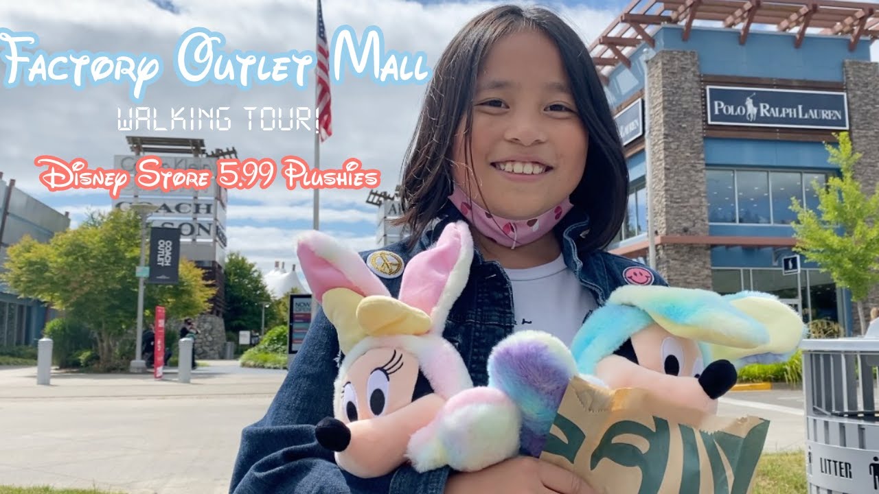 FACTORY OUTLET MALL during COVID-19 + Disney Store Plushies! | WALK ...