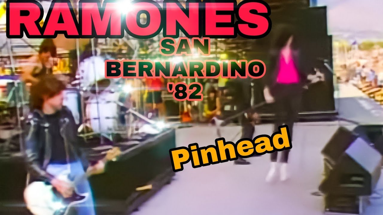 The Ramones - Pinhead ( Live in San Bernardino 1982 ) - YouTube