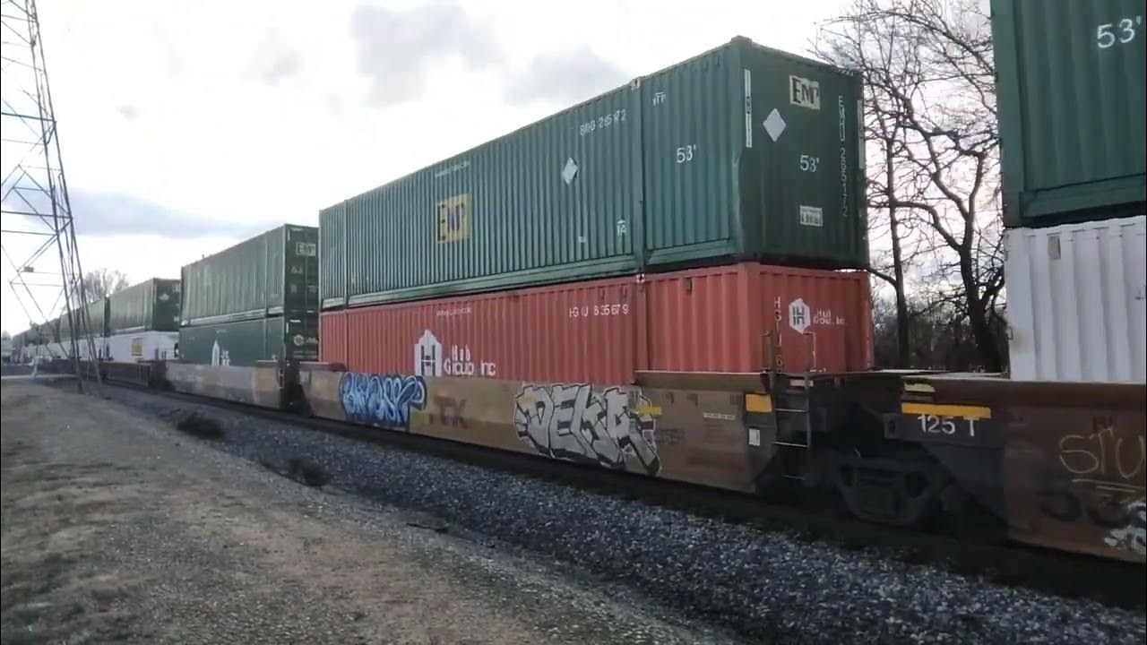 NS 26C (Old NS 282) With a 6 engine lashup including CP & UP Power. - YouTube