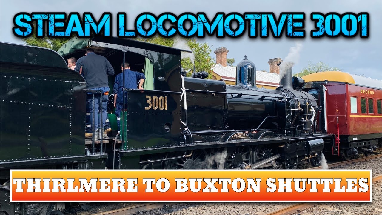 Steam Locomotive 3001 - Thirlmere to Buxton Shuttles, 14th April 2023 ...