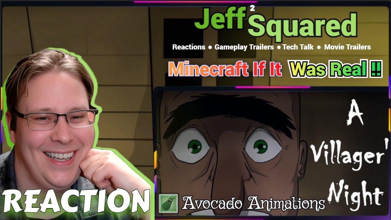 ⭐Minecraft: A Villager's Night (Animation)︱REACTION (Avocado Animations ...