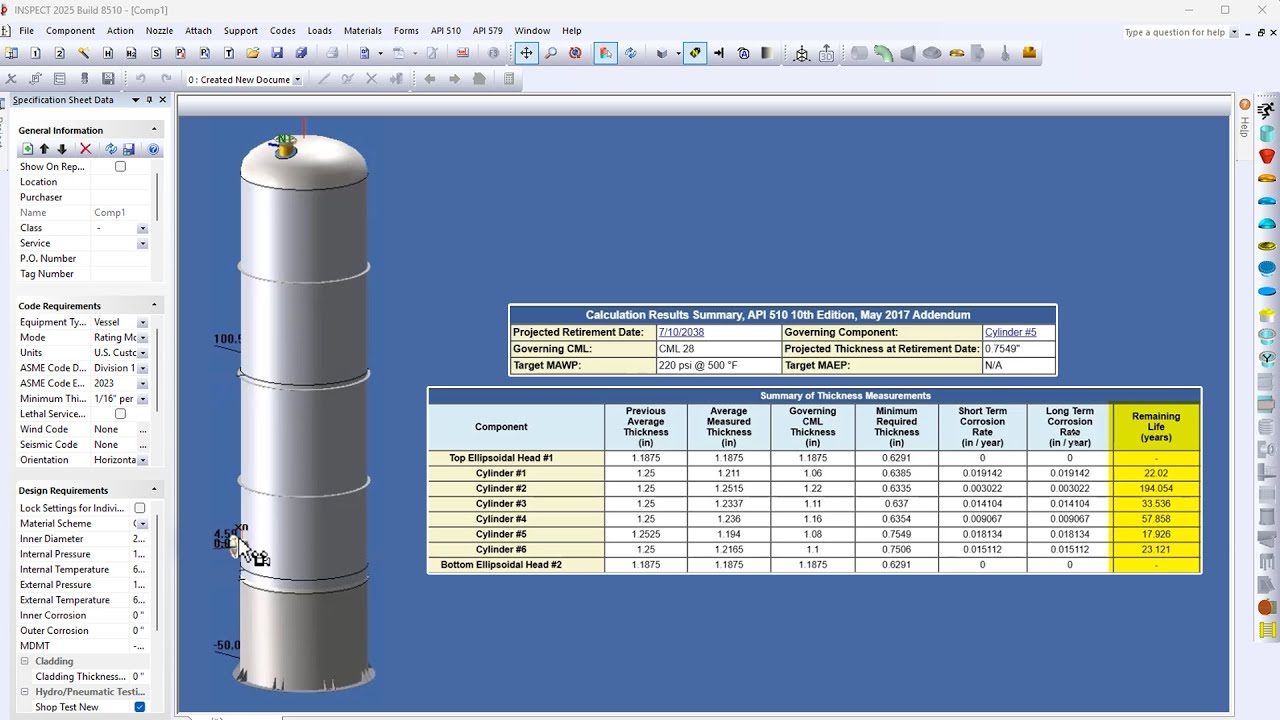 Document Undocumented Pressure Vessels With INSPECT - YouTube
