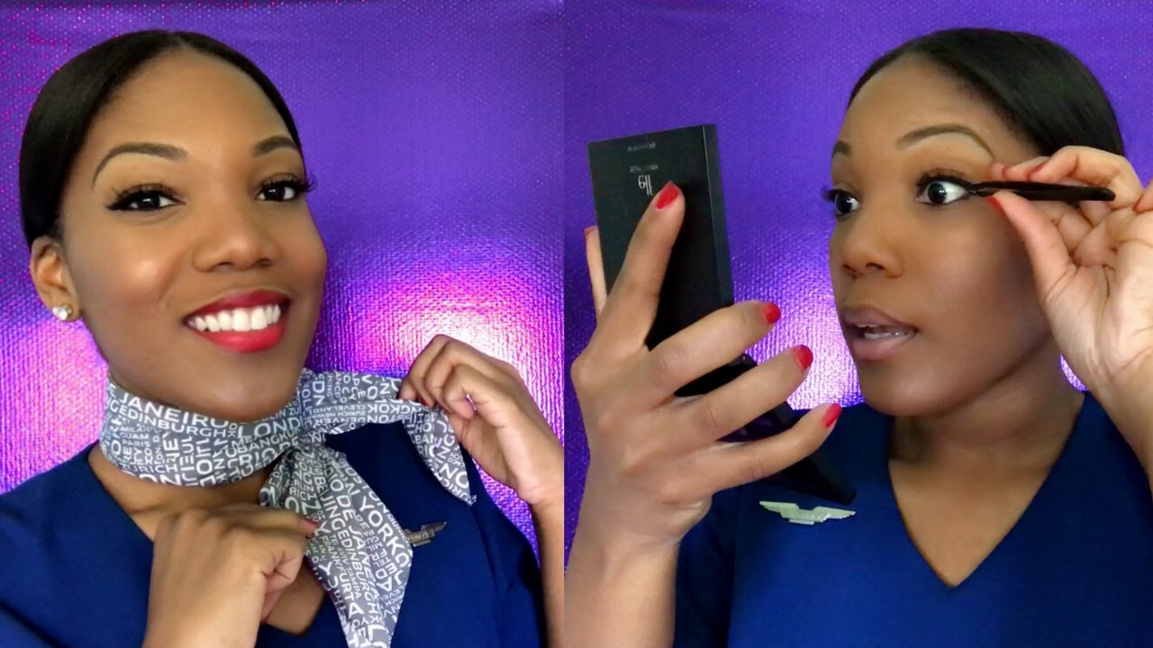 Flight Attendant Makeup