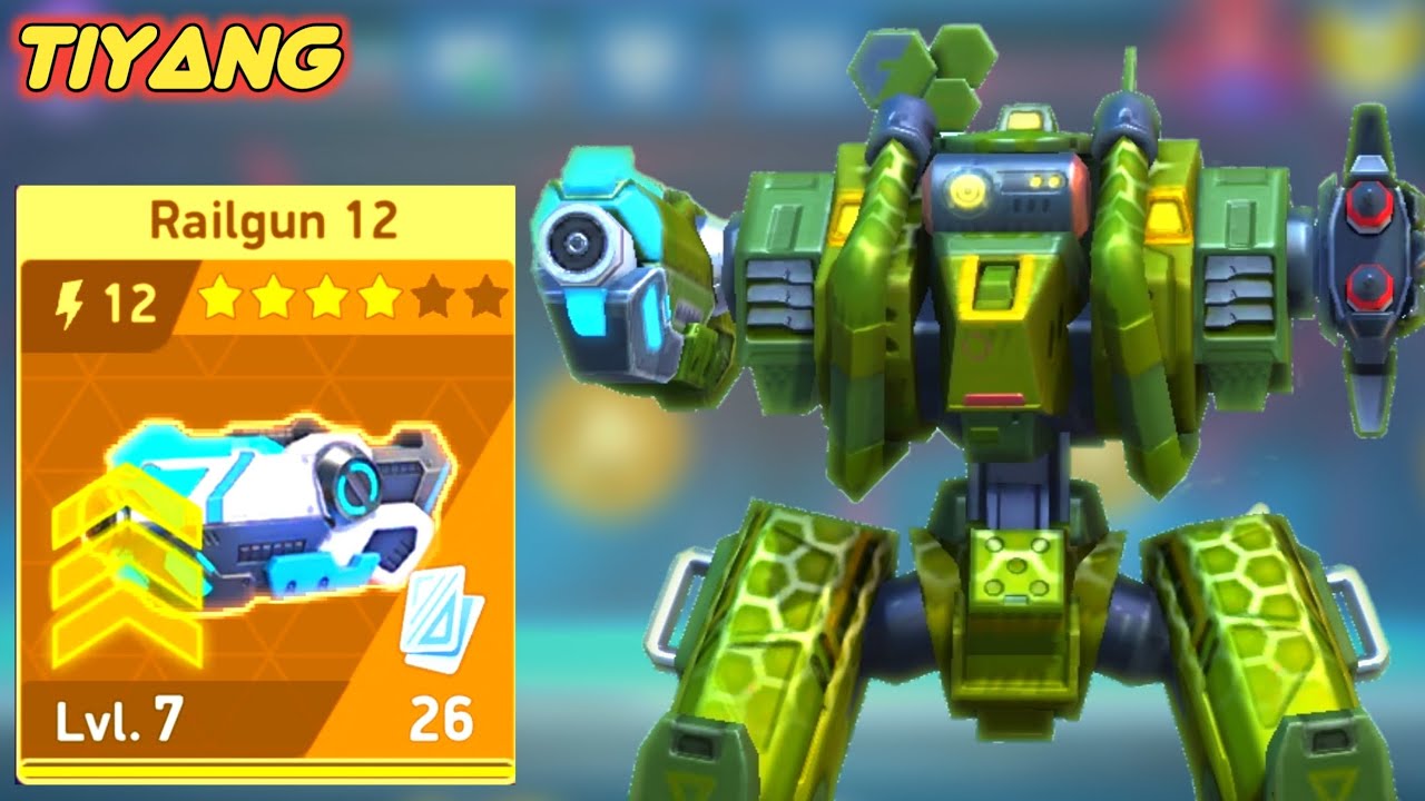 Monster Orion and Super Overload Railgun 12 Gameplay | Mech Arena - YouTube