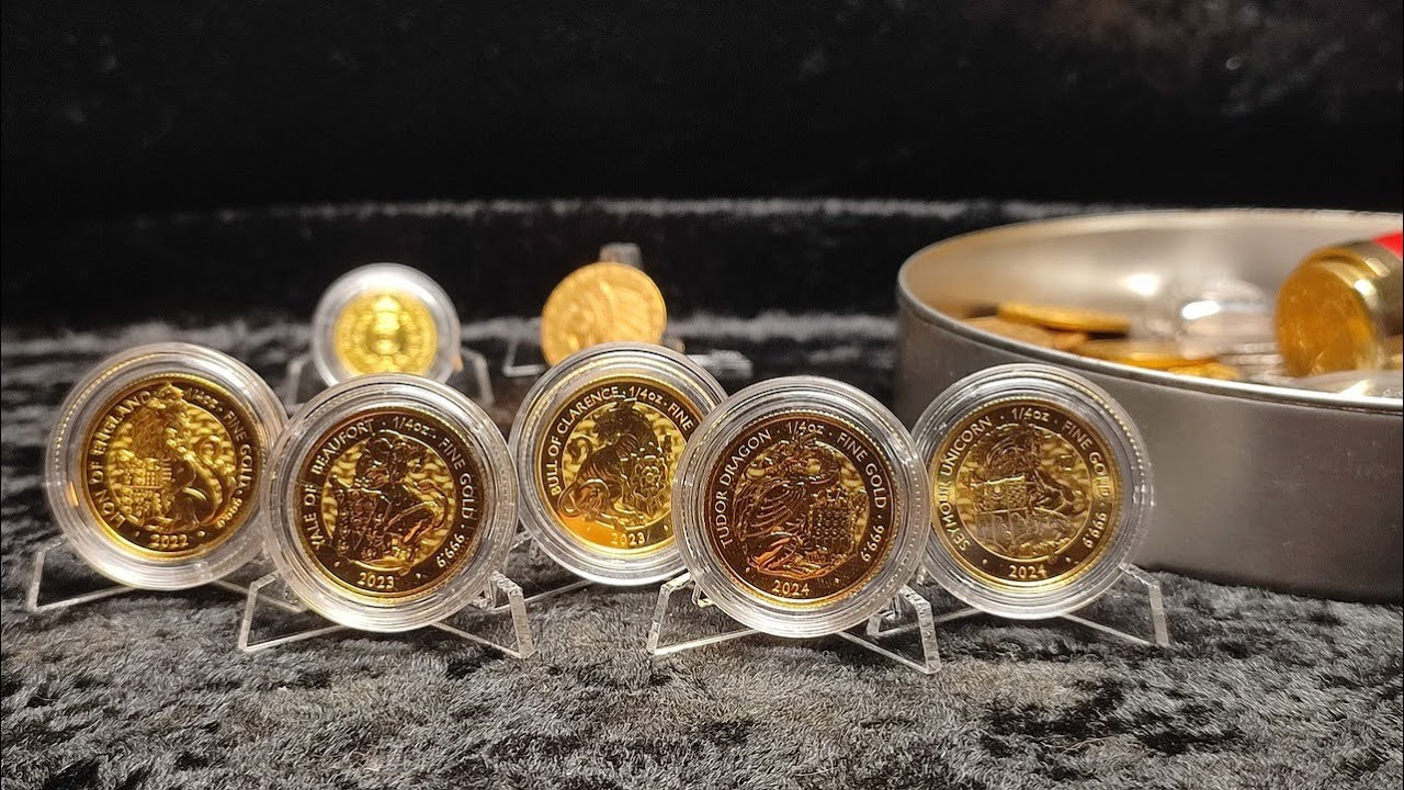 The Tudor Beast Collection Grows With The Quarter Oz Dragon - YouTube