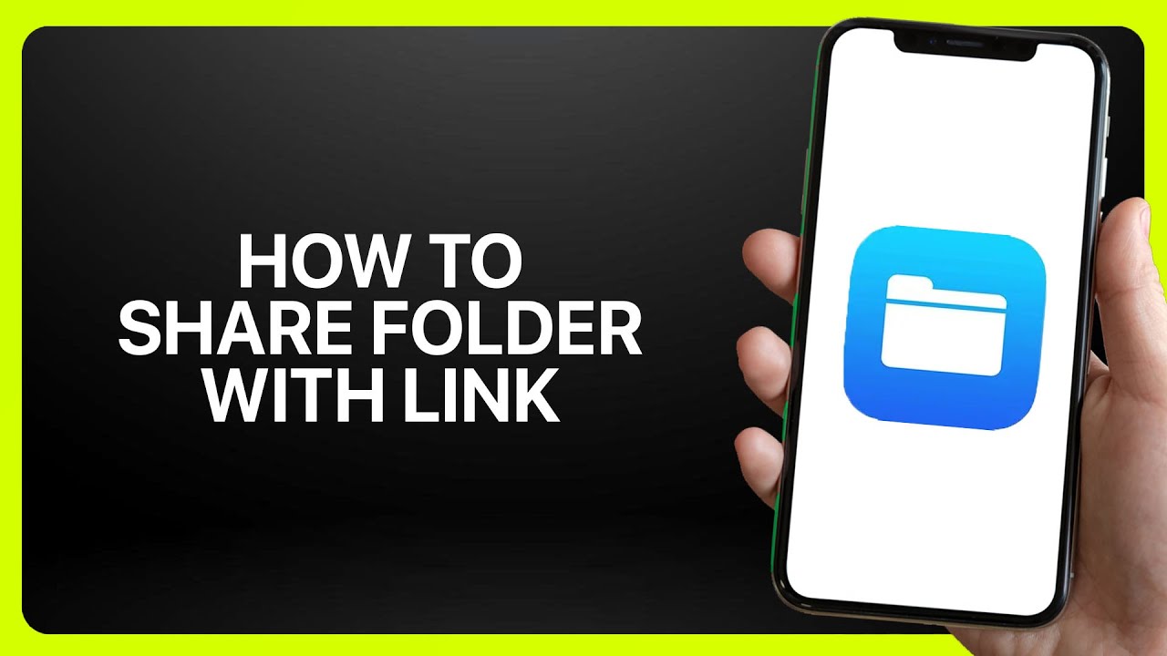 How To Share Folder With Link In iPhone Files App 2025! Tutorial - YouTube