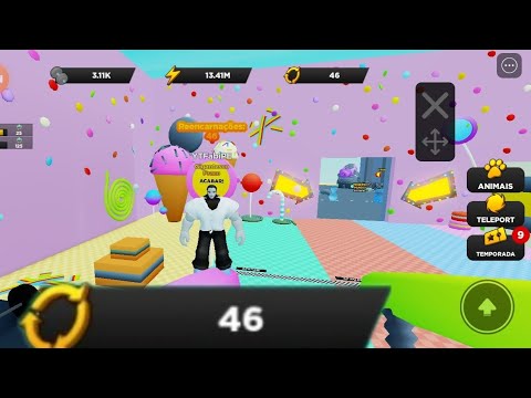 46 REBIRTHS FABI 122.50K DE FORÇA (STRONGMAN SIMULATOR) ROBLOX - YouTube