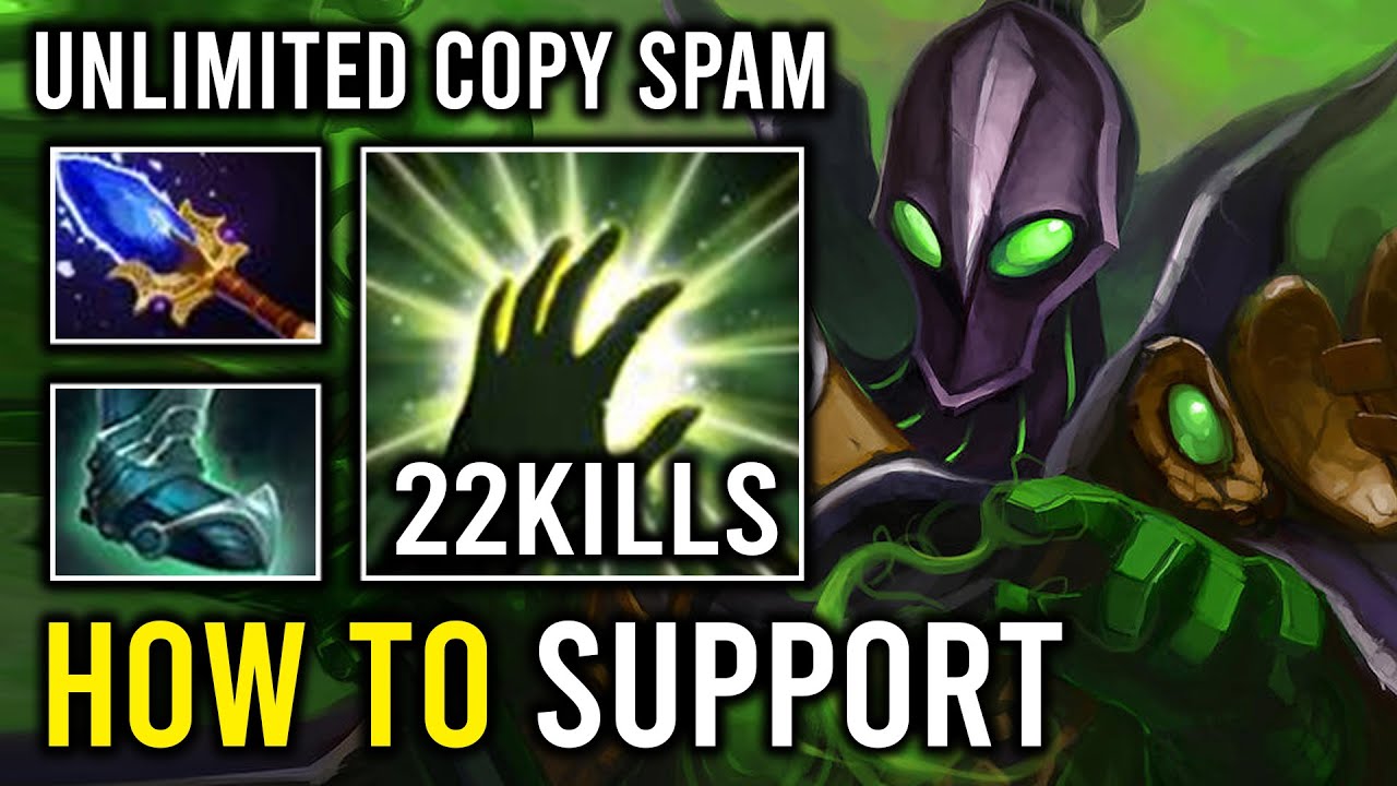 How to Roam Support Rubick 1st ITEM Guardian Greaves Scepter Copy Every ...