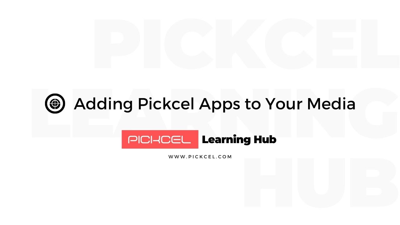 How to add a content app in Pickcel digital signage? - YouTube