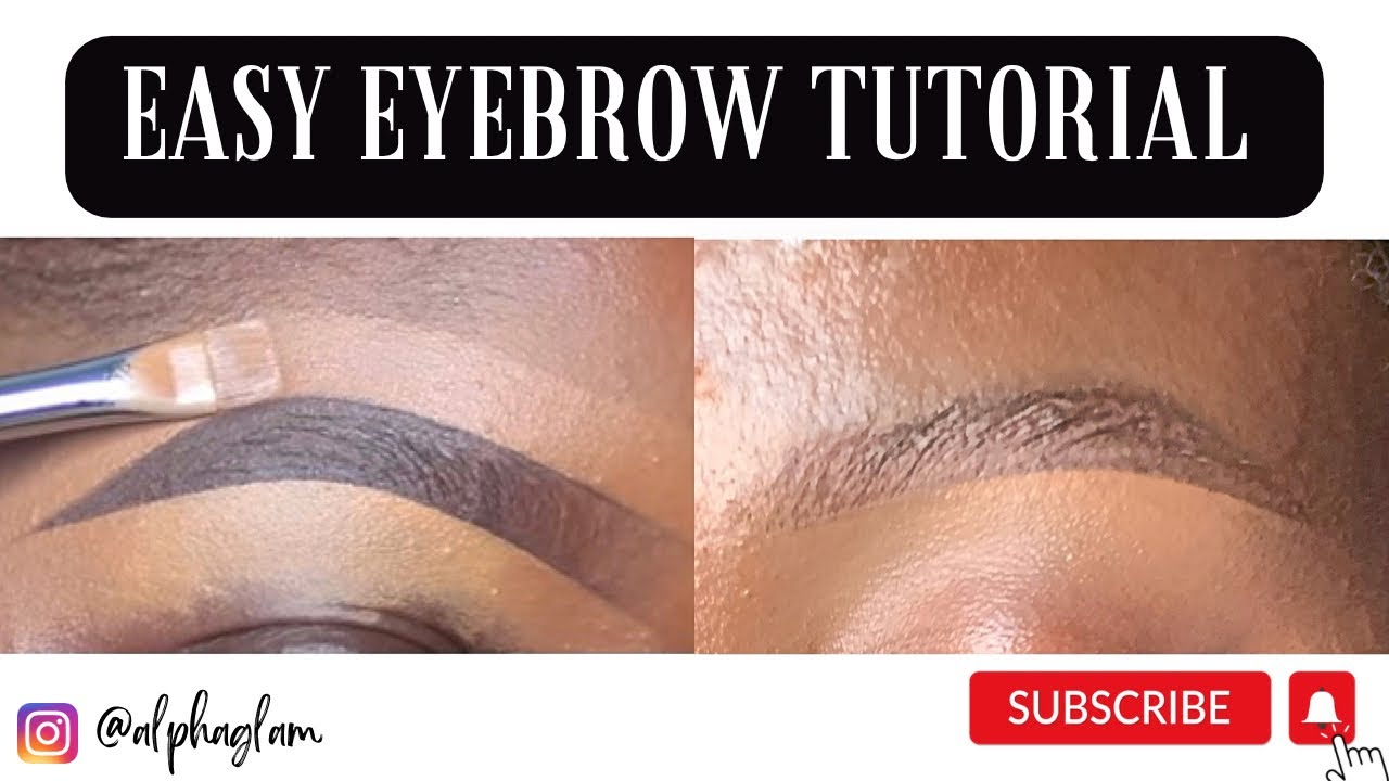 HOW TO DRAW EYEBROWS FOR BEGINNERS || *Easy & Detailed* || Beginners ...