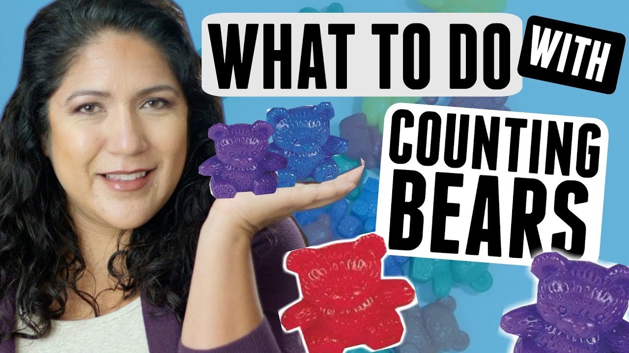 Teaching Your Kids Using Counting Bears - Activities for Home - YouTube