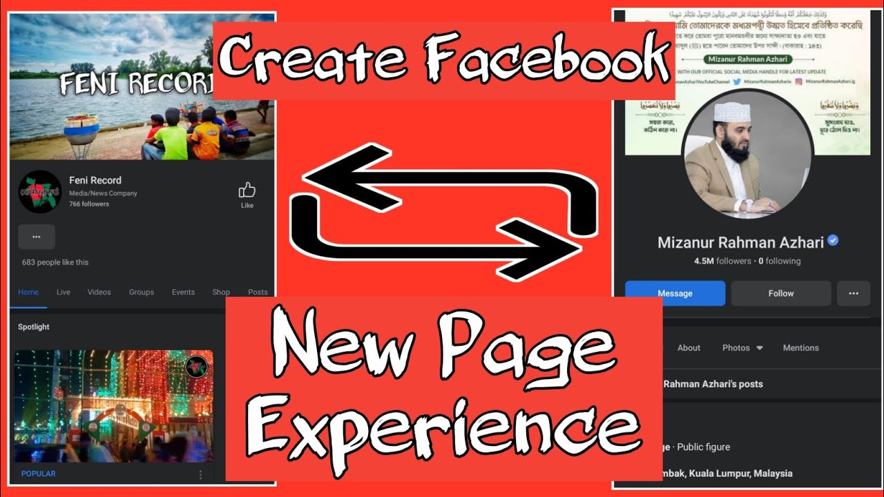 Facebook New Experience Page Create | Without Vpn | New Page Update ...