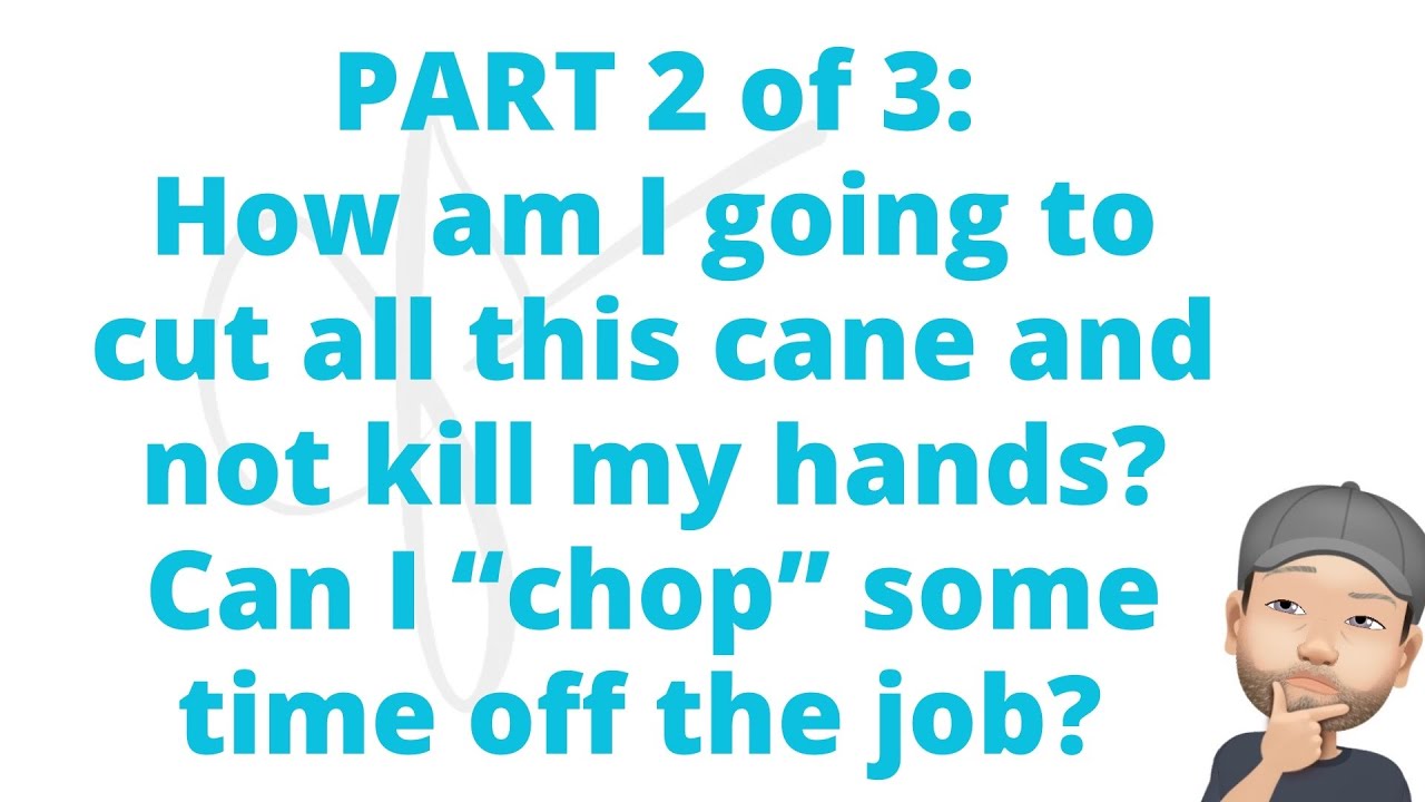 PART 2 of 3: Chopping my Cane Using a Pneumatic Chopper from Darte ...