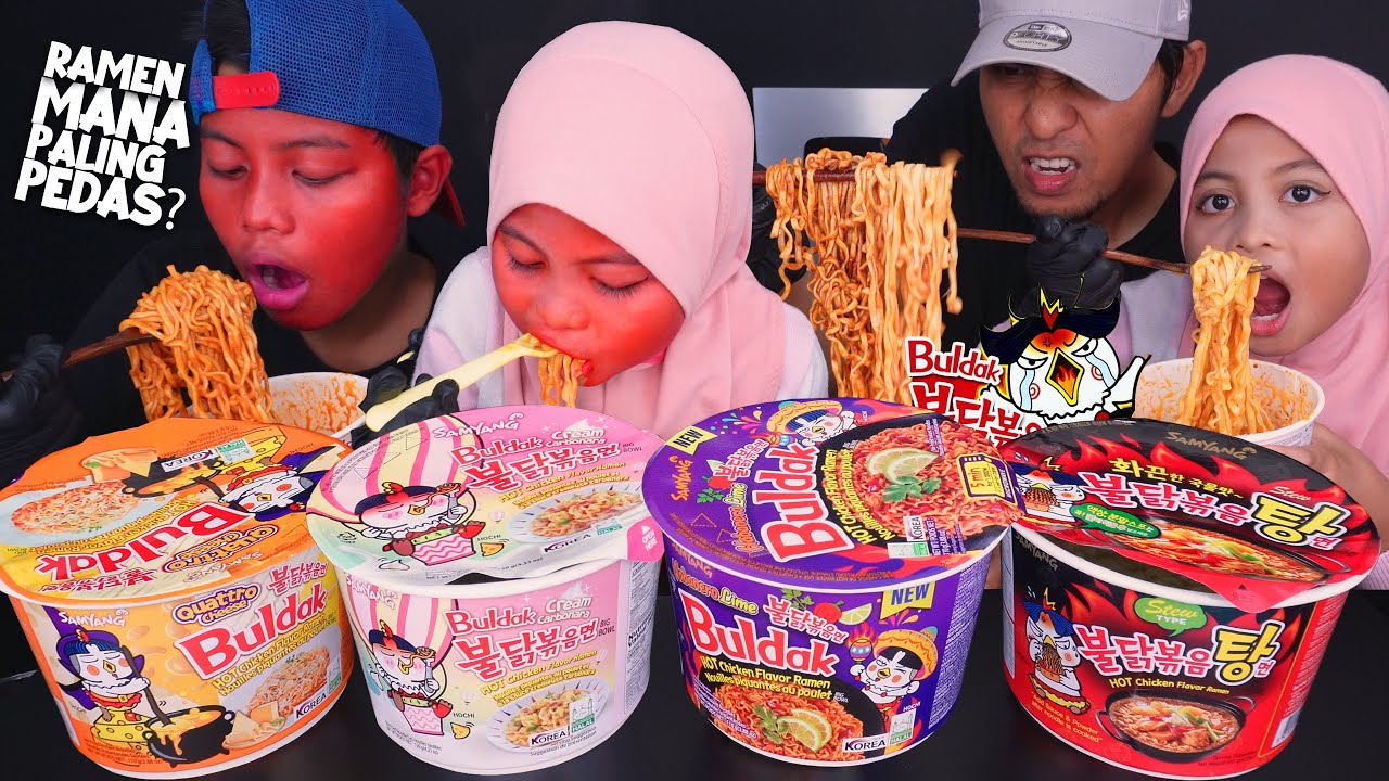 PED4S KETAGIH! 4X SP1CY SAMYANG BULDAK Cream Carbonara, Quattro Cheese ...