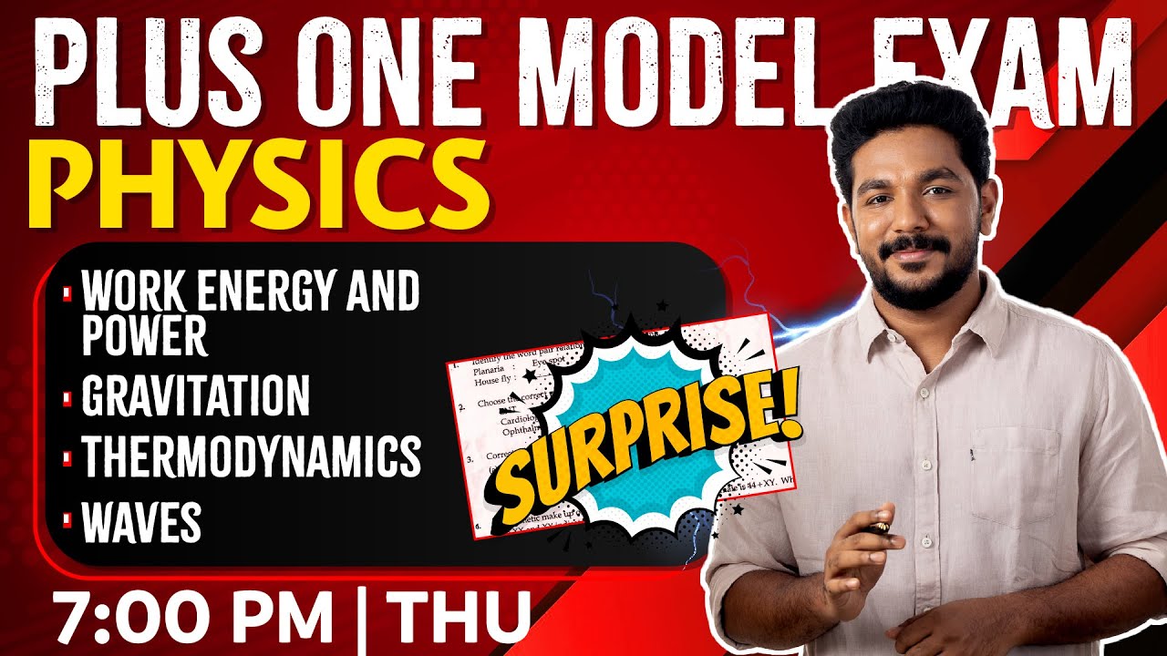 Plus One Physics | Work,Energy and Power | Gravitation | Waves ...