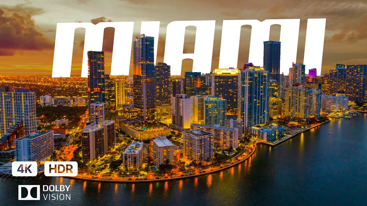 Miami, Florida, United States 8K Ultra HD Cinematic Drone Video - YouTube