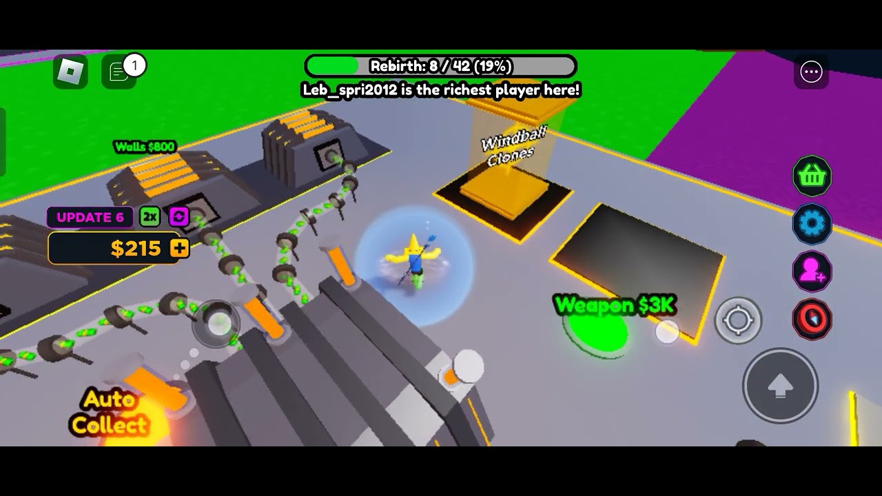 bermain game power fighting tycoon bersama adik aku #roblox # ...