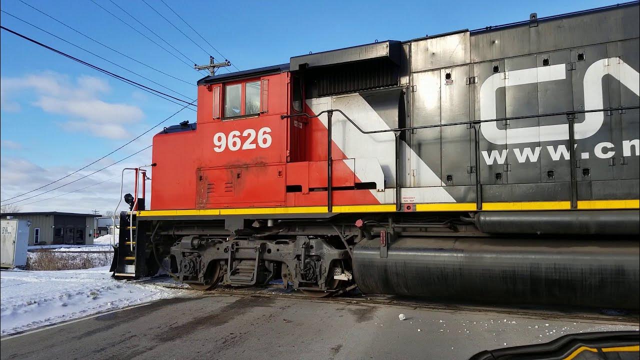 CN 9626 Leads L534 in Bellevue WI, 1/19/2020 - YouTube